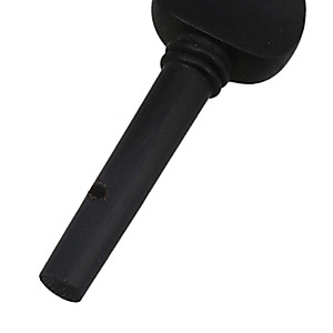 BQLZR 1/8 Size Violin Tuning Pegs Replacement Accessories w/Shell Dot Pack of 4 Black
