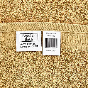 Popular Bath Ombre Rose Design Towel Set 3PC, Blue