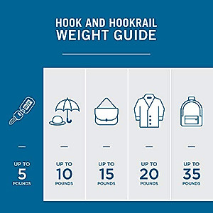 Franklin Brass Key Hook Rail Wall Hooks 4 Hooks, 9 Inches, White & Satin Nickel Finish, FBKEYT4-WSE-R