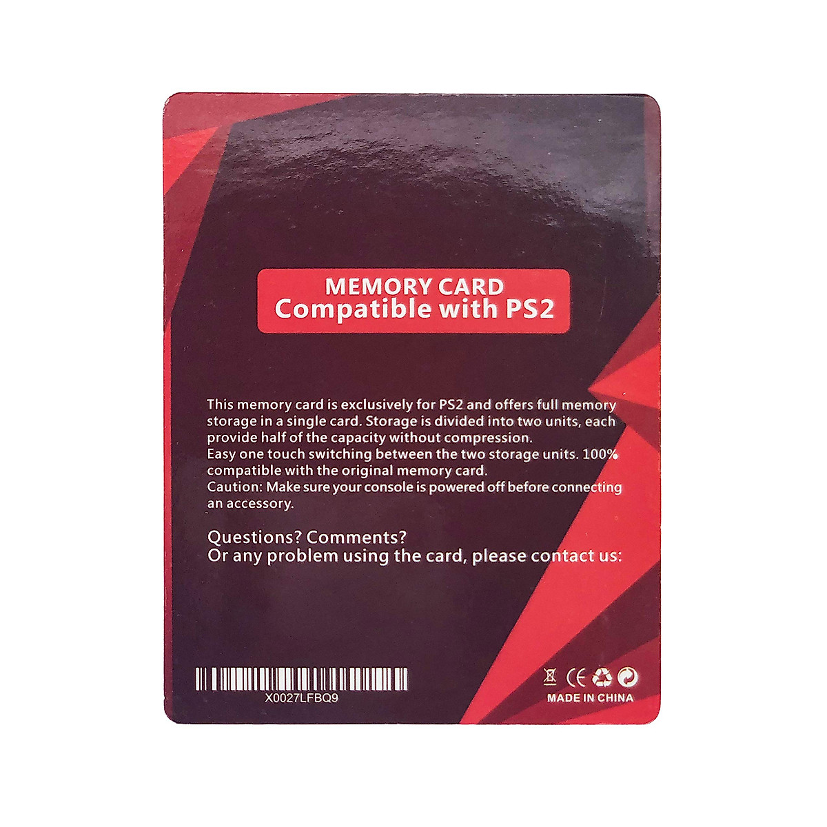 Suncala 128MB Memory Card for Playstation 2, High Speed Memory Card for Sony PS2