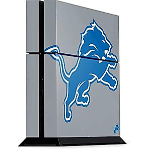Skinit Decal Gaming Skin Compatible with PS4 Console - Officially Licensed NFL Detroit Lions Large Logo Design