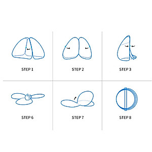 Mosquito Net for Bed,Pop UP Mosquito Net Tent Curtains, L79 x W71 x H59 inch for Twin Queen King Size Bed Tent,Folding Design with Net Bottom for Baby Adults Trip Mosquito Netting