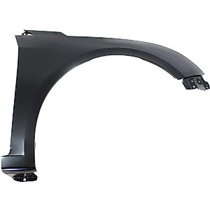 Evan Fischer Front Fender Compatible With 2011-2015 Chevrolet Cruze, Fits 2016 Chevrolet Cruze Limited Primed Steel Passenger Side