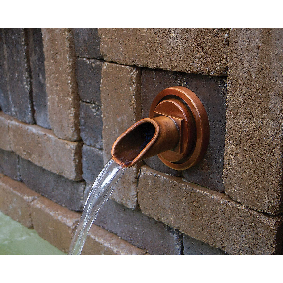 Atlantic WSCR-O Copper Finish Ravenna Wall Spout