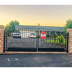 Private Property No Trespassing Sign, Violators Will Be Prosecuted, 18 x 12 Inches Engineer Grade Reflective Sheeting Rust Free Aluminum, Weather Resistant, Waterproof, Durable Ink, Easy to Mount