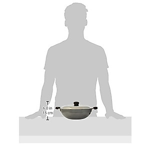 Prestige Manttra Omega Select Plus 250 Deep Fry pan, Kadai, Indian kadhai, Medium