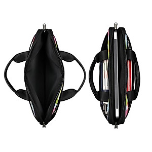 Cartoon Owls Laptop Computer Bag Waterproof Shoulder Messenger Bag 13-15 inch Durable Laptop Tote Bag with Shoulder Strap Handle Lightweight Crossbody Briefcase