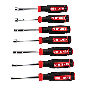 CRAFTSMAN Screwdriver Nut Driver, SAE/MM, 7-Piece Set (CMHT65081)