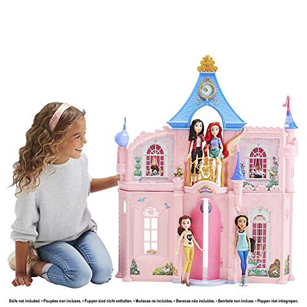 Disney Princess Fashion Doll Castle, Dollhouse 3.5 feet Tall with 16 Accessories and 6 Pieces of Furniture (Amazon Exclusive)