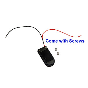 LAMPVPATH (Pack of 6) cr2032 Battery Holder Coin Cell Holder, CR2032 Battery Holder with Switch, 2 x 3V CR2032 Button Coin Cell Battery Holder with Leads On Off Switch