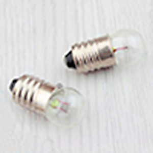 HNNUY E10 4.8V / 0.5A 2.4W Miniature Screw Base Light Bulb Lamp Flashlight Torch DIY Work Light (Pack of 10)