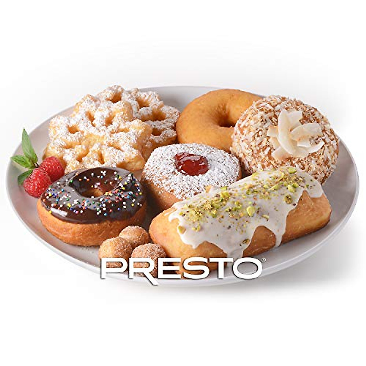 National Presto Presto 06009 10-quart Kitchen Kettle XL steamer Multi-Cooker, Black