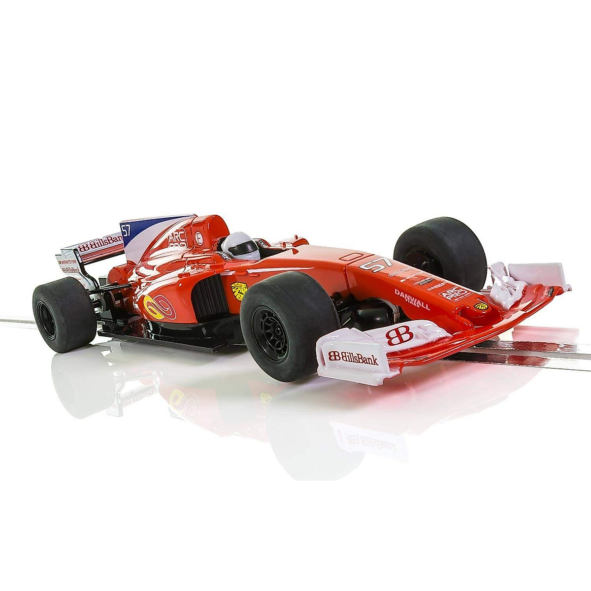 Scalextric Gran Prix Red Stallion Formula One #57 1:32 Slot Race Car
