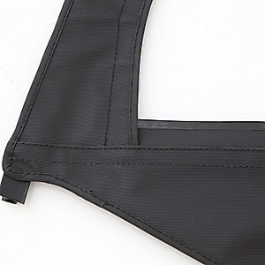 Smittybilt Replacement Upper Doorskin with Frame, Black Diamond - 79435