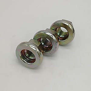 shiosheng 3pcs Top Lock Flange Nut, 9/16-inch for Husqvarna/Poulan/Roper/Craftsman/Weed Eater 532400234 532178342 539107590