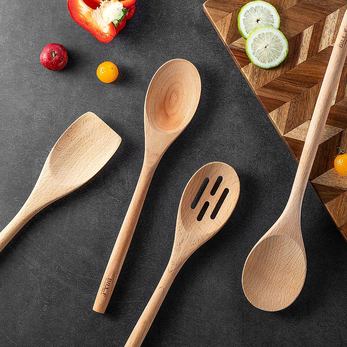 Knife Block with Kitchen Knives Set Wood Utensil Salt Pepper Grinder Set 20 Pcs Ultra Sharp Stainless Steel Knife for Kitchen Home Essentials Chef Knife Set and Steak Knives Set of 6