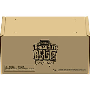 Mega Construx Breakout Beasts Bundle, Mystery Eggs with Slime for Kids (Amazon Exclusive)