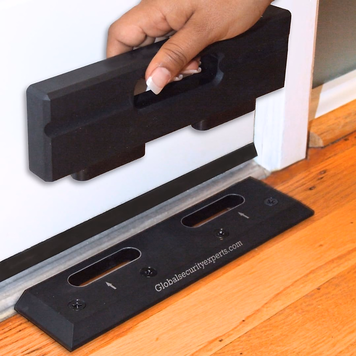 OnGUARD Security Door Brace | Door Barricade | Prevents Home Invasions, Burglaries & looters | OnGARD Withstands up to 3000 Lbs of Violent Force | French Door Security |