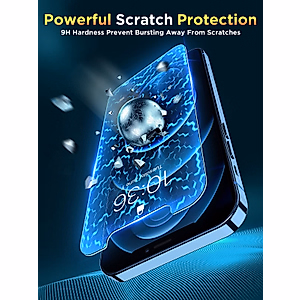 Invoibler 3 Pack Screen Protector Compatible with iPhone 12 Pro Max, iPhone 12 Pro Max Screen Protector Tempered Glass, 6.7 Inch [HD Clear] [Anti-Scratch] [Case Friendly] [Bubble Free]