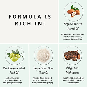 Kilomets BLACK Hair Dye Shampoo 400ml- 100% Grey Coverage in Minutes- Ammonia Free Hair Color Shampoo Cover Gray Silver Hair- Instant Darkening Coloring At Home- Gift for Mom Dad