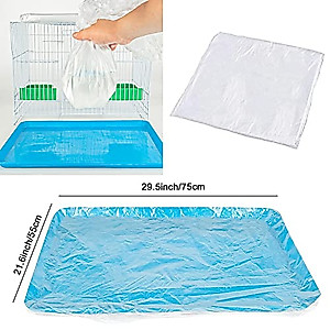 Lucky Interests 3 pcs Triangle Rabbit Litter Tray, Guinea Pig Training Corner Small Animal Toilet Potty Chinchilla Potty Box with Mini Broom & Dustpan, Disposable Cage Liner for Hamster Ferret Bunny