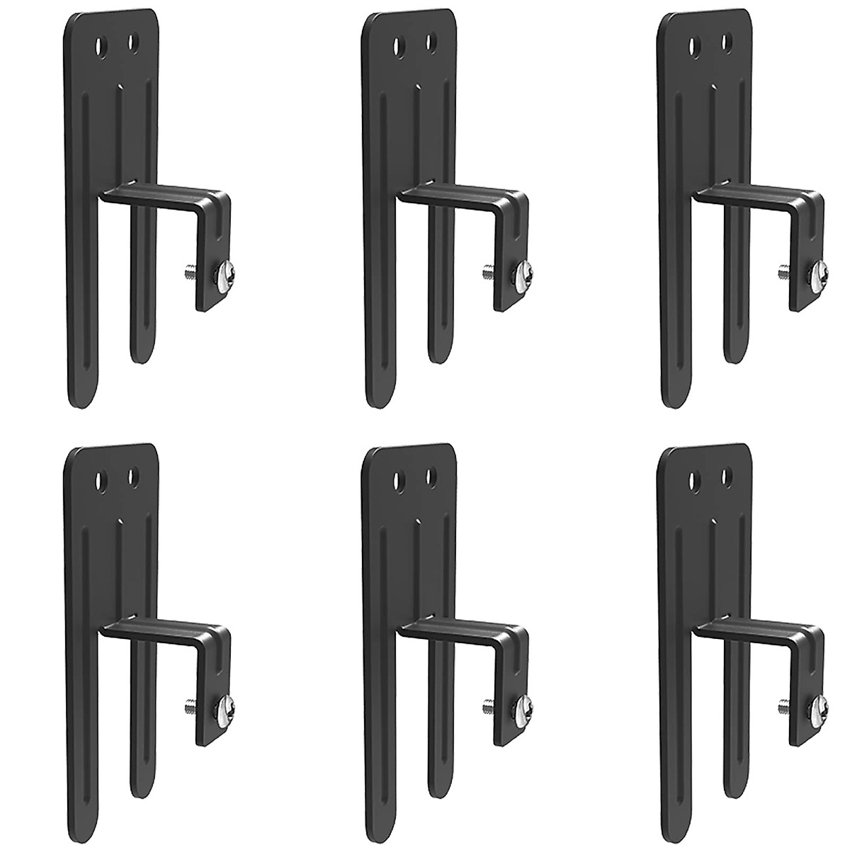 ZhouDaShu 6 PCS Non Slip Mattress Gripper, Mattress Slide Stopper, Mattress Holder in Place, Mattress Retainer Bar for Metal Bed Frames, Keep Mattress from Sliding(0.98 Inch(2.5cm))