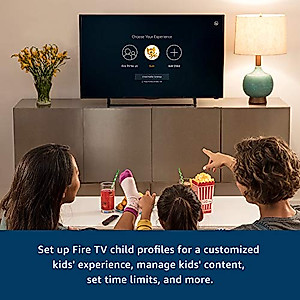 Fire TV Stick 4K with Alexa Voice Remote (includes TV controls) and 3 months of Amazon Kids+ (with auto-renewal)