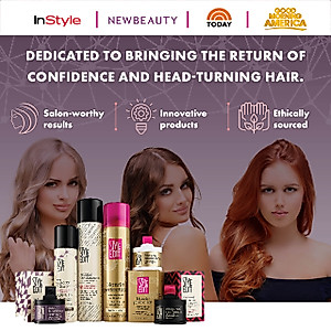 Root Touch Up Powder for Black Hair by Style Edit | Cover Color Grays and Roots Coverage Concealer Mineral Infused Binding Hairline