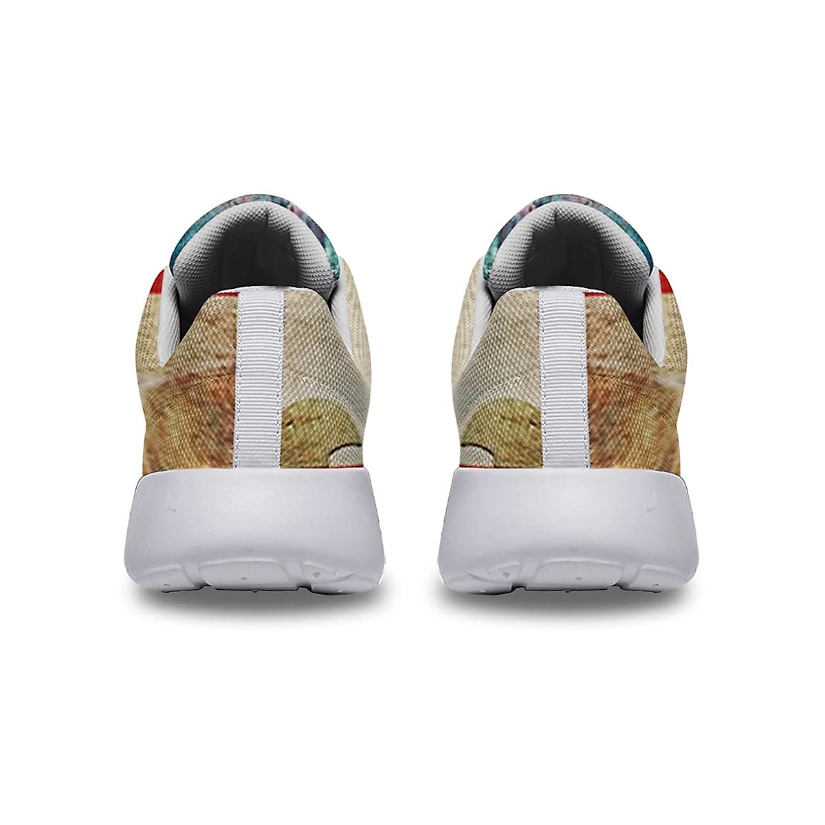 Puerto Rico Flag Shoes Men Women Puerto Rico Sneakers Breathable Running Sport Tennis Shoes 100% Boricua Gift White Size 8