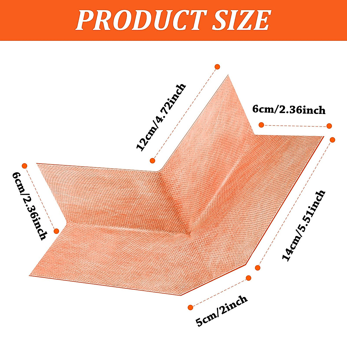 Tatuo 4 Pcs Outside Waterproofing Corner Shower Seamless Membrane Corner Polyethylene Corner for Bathtub and Steam Room