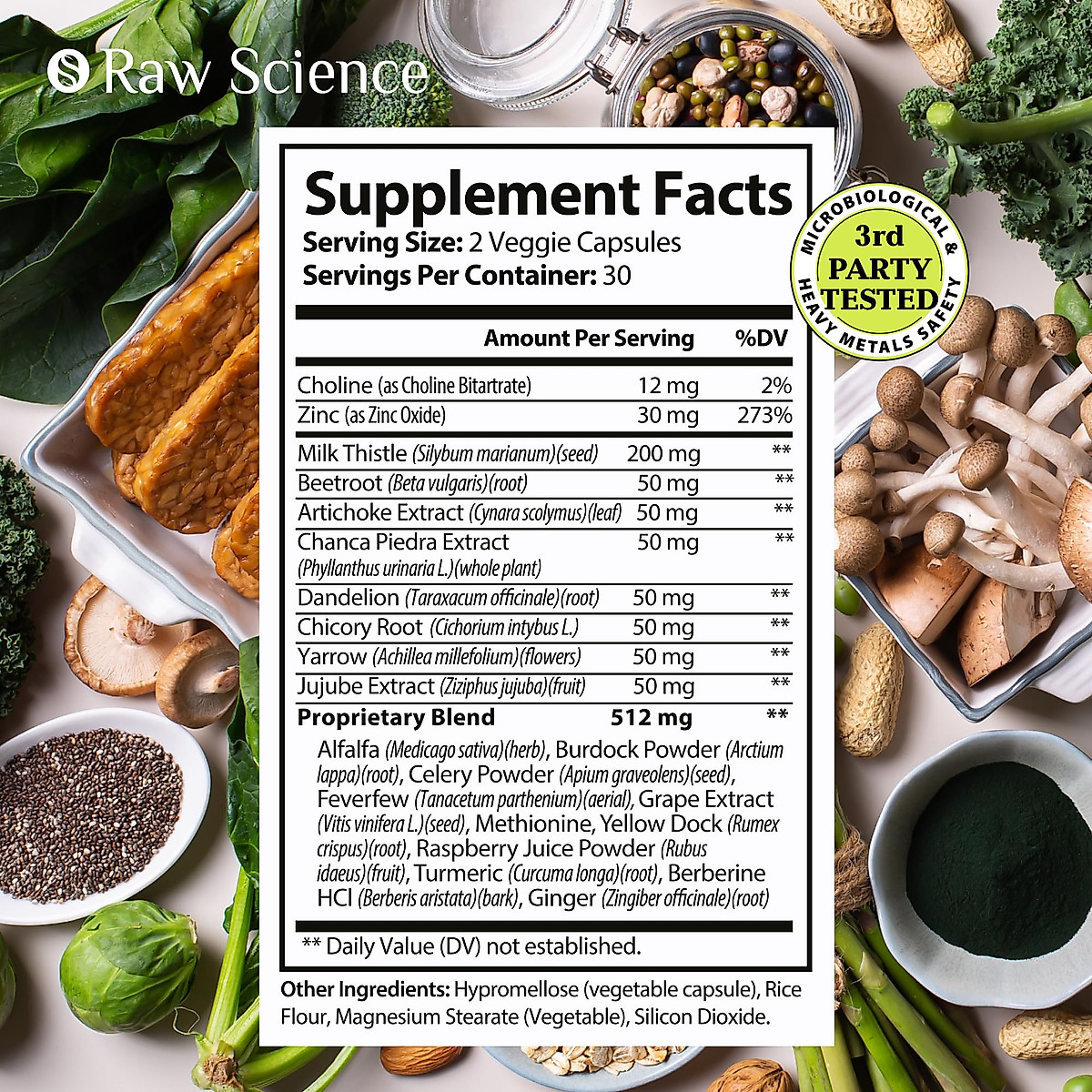 Liver Cleanse Detox & Repair - Milk Thistle, Dandelion Root, Choline, Artichoke Extract for Liver Health - Gallbladder Cleanse & Kidney Support Supplement with Chanca Piedra, Turmeric - 60 Capsules