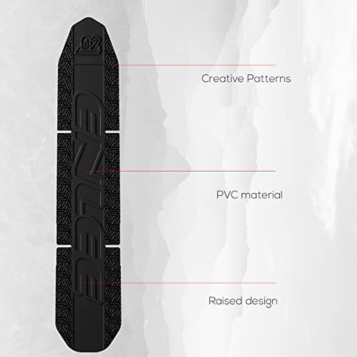 BEENOPT Bike Down Tube Frame Protector,3M MTB Bicycle Frame Guard for Mountain Bike, BMX, MTB, Road Bike, Protect Bike from Collision and Scratch