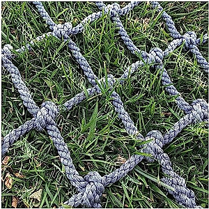 EkiDaz HXRW Rope Net Climbing Net for Kids Safety Net Rope Net Climbing Cargo Netting for Outdoor Treehouse Playground Sets for Backyards (Size : 4 * 4m(12.12 * 12.12ft))