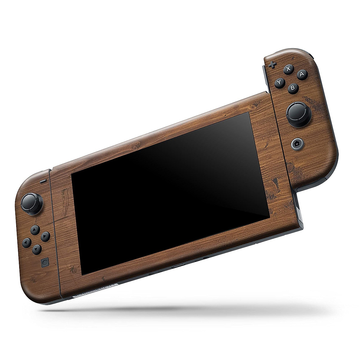 Design Skinz - Compatible with Nintendo Switch Console Bundle - Skin Decal Protective Scratch-Resistant Removable Vinyl Wrap Cover - Rough-Cut Wood Plank