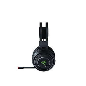 Razer Nari Wireless 7.1 Surround Sound Gaming Headset: THX Audio, Auto-Adjust Headband & Swivel Cups, Chroma RGB, Retractable Mic, For PC, PS4, PS5, Black