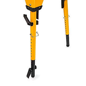 Dewalt Adjustable Height Portable Steel Welding Table and Work Bench, 18 x 46-inch Tabletop, Folding Legs, Carrying Handle, and Cord Minder