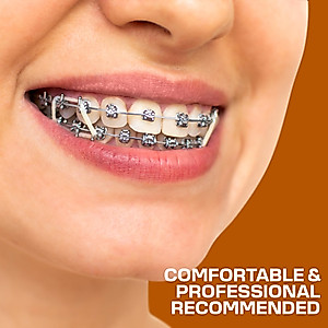 Orthodontic Elastic Rubber Bands - 3/16 Inch, Small, 100 Pack, (4.5 Ounce) for Braces, Dreadlocks, Hair Braids, Fix Tooth Gap, Includes Free Elastic Placer - Natural - Heavy