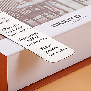 First Communion Christening Gift for Boys Girls Christian Gifts Bookmark for Women Religious Bible Verse Bookmark for Daughter Birthday Christmas Stocking Stuffers Baptism Religious Church Bulk Gifts