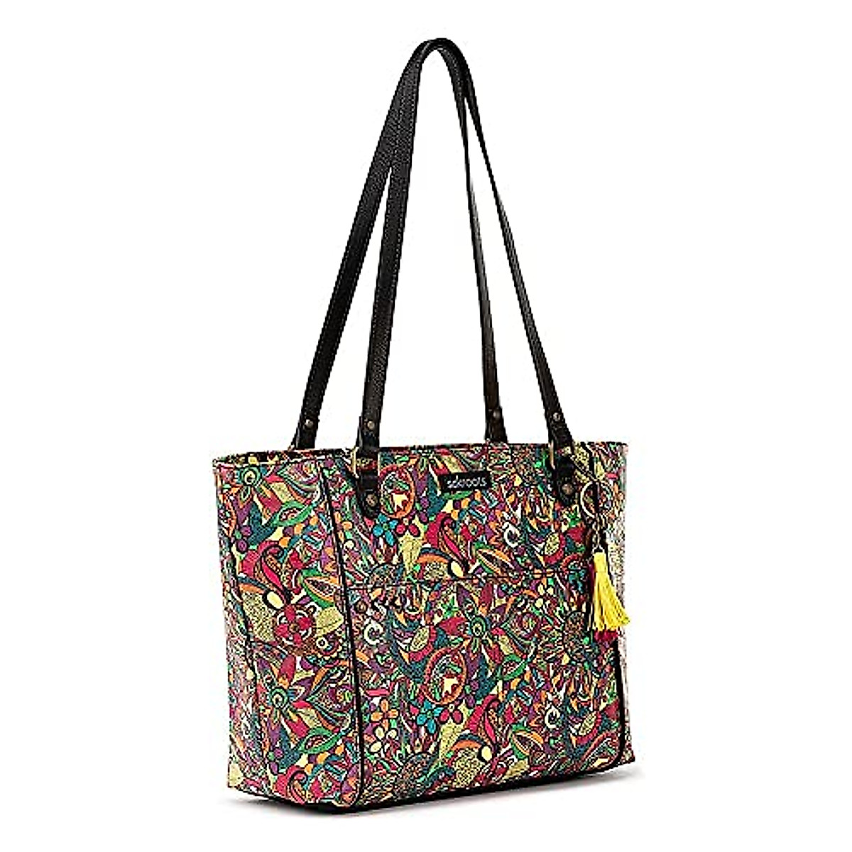 Sakroots womens Women's Metro tote, Rainbow Spirit Desert