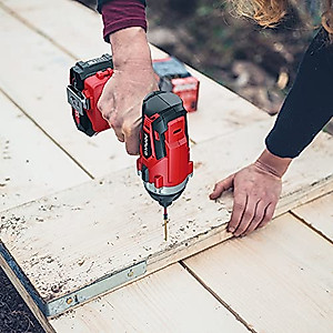 POPULO Impact Driver Bit Set,(250N.m)2,250 in-lbs 20V Max Lithium Ion Cordless 1/4" Hex Impact Drill Set,39 Piece S2 Impact Drive Bits,0-2900 RPM Variable Speed,2.0 Ah Li-ion Battery,Fast Charger