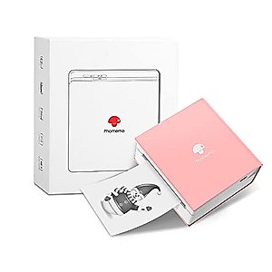 Phomemo Mini Bluetooth Sticky Printer M02 Thermal Inkless Pocket Printer, Portable Hand-held Small Printers, Compatible with iOS, Android for Travel, Note, to-do List, Journal, Planner, Scrapbook