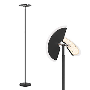 Worldwide Lighting AMZ63442-001 Mantis Floor Lamp, Black