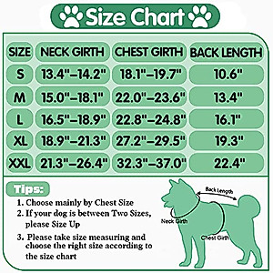EMUST Dog Cold Weather Coat, Waterproof Dog Jackets for Large Dogs with Reflective Strip, Cozy Large Dog Coats for Winter, Thick Windproof Dog Winter Clothes for Puppy, L/Green