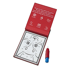 Melissa & Doug On the Go Water Wow! Reusable Water-Reveal Activity Pads, 3pk, Connect The Dots - Vehicles, Farm, Safari, Party Favors, Stocking Stuffers, Travel Toys, Mess Free Coloring Books, Ages 4+