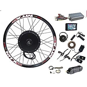 NBPOWER 135mm dropouts e-Bike kit 48V-72V 3000w e Bike Conversion Kit 100km/h Speed 3000W ebike Conversion kit(26inch Rear)