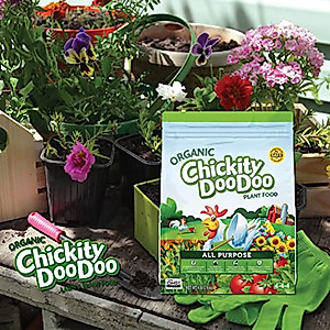 Chickity Doo Doo All Purpose 4lb 2-4-3 | Garden Food | Home and Garden Fertilizer | All Purpose Organic Plant Food