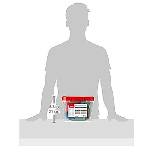 TimCo SHIMTUB Assorted Horseshoe Plastic Shims Tub, 1 to 6mm, 400 count