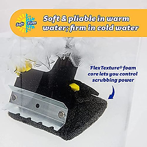 Scrub Daddy BBQ Daddy Grill Brush Head Refill - Bristle Free Steam Cleaning Scrubber for BBQ Daddy Grill Brush - Grill Cleaning Brush Attachment with ArmorTec Steel Mesh for Grill Grates (1 Count)