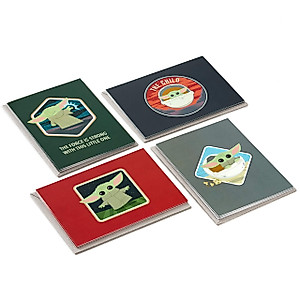 Hallmark Star Wars Valentine's Day Cards for Kids, Baby Yoda (12 Blank Cards with Envelopes) for May the 4th, Thank You, Any Occasion