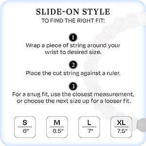 Lokai Beaded Bracelets for Women & Men, Classic Clear Style - Mental Health Awareness Bracelet Encourages Mental Wellness Slides-On for Comfortable Fit - Silicone Stretch Bead Bracelet Jewelry